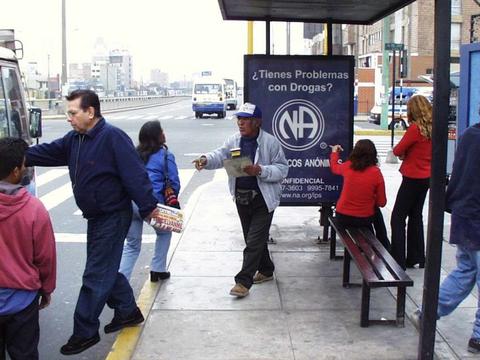 Peru Bus Stop Transit Sign | na-pr.org